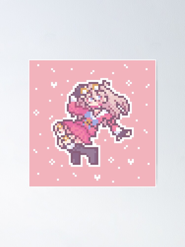 "Pixel Miu Iruma" Poster for Sale by abitofkake | Redbubble