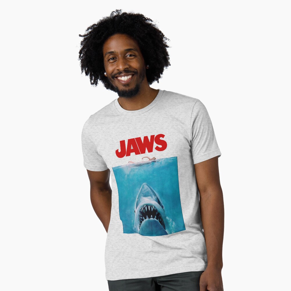 "Jaws Original Movie Poster" Essential T-Shirt for Sale by FifthSun ...