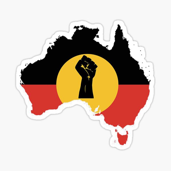 "Aboriginal Australian" Sticker for Sale by MabelRMcLaughli | Redbubble
