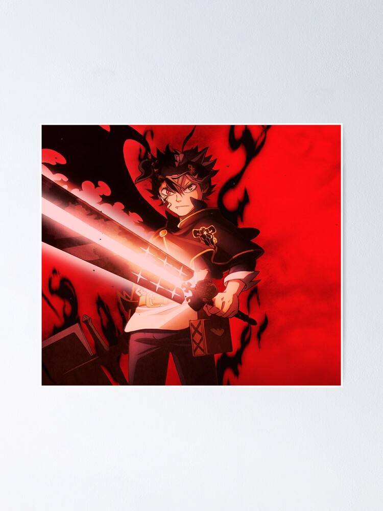 "Asta, Black Clover" Poster by abbealord | Redbubble