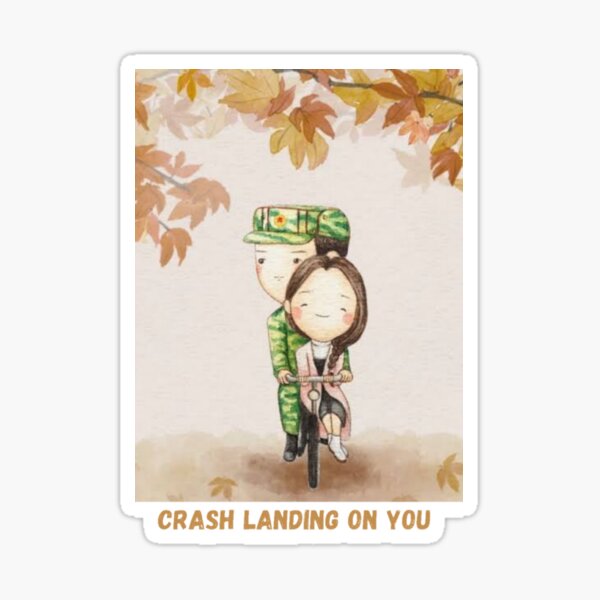"Crash LANDING on you yoon se ri captain ri" Sticker for Sale by ...