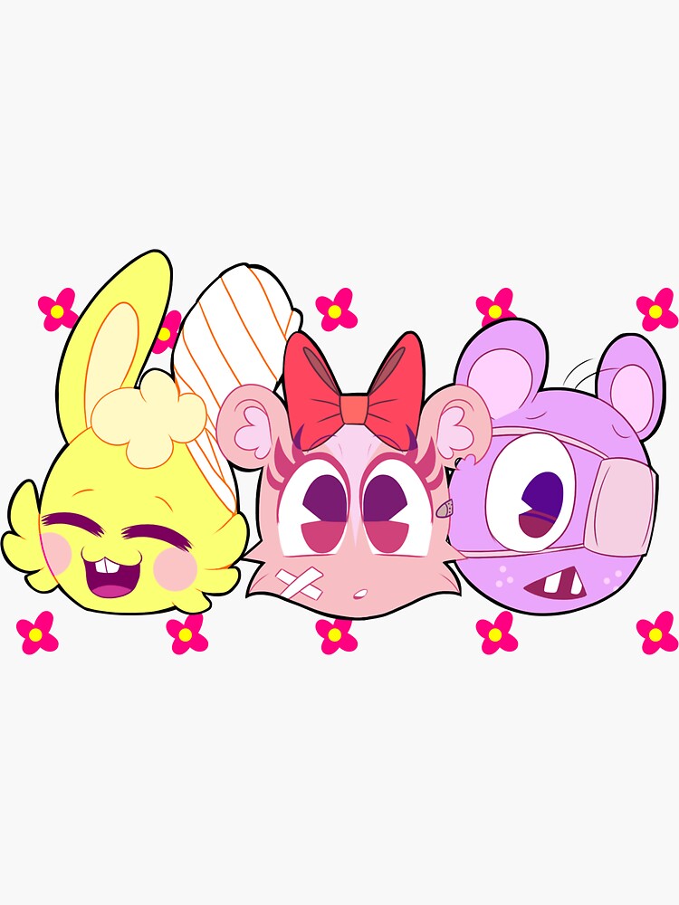 Sticker « Chibi Happy Tree Friends Personnages principaux », par ...