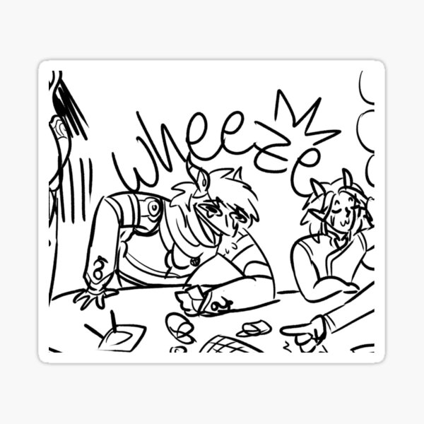 "Ethari Wheeze" Sticker for Sale by Sufferingsoup | Redbubble