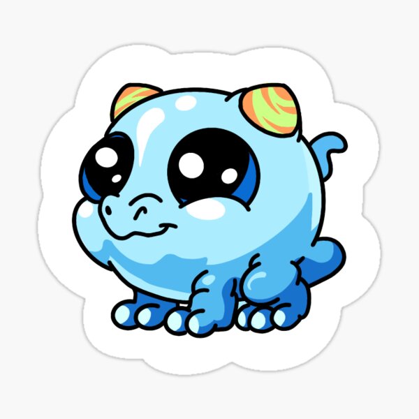 "Bubble dragon" Sticker for Sale by HedgehogNation | Redbubble