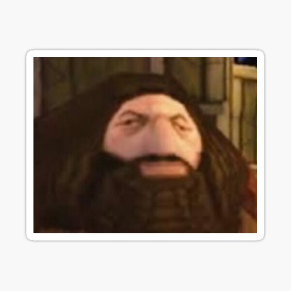 "HAGRID" Sticker for Sale by SUNDAV | Redbubble