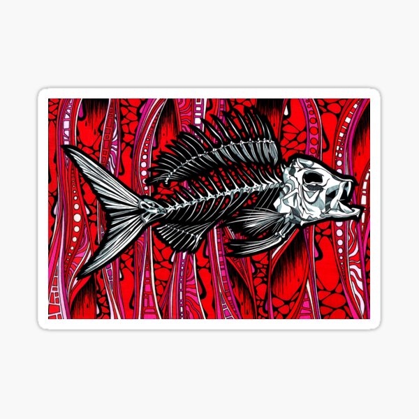 "Red Snapper" Sticker by dani-lafez | Redbubble