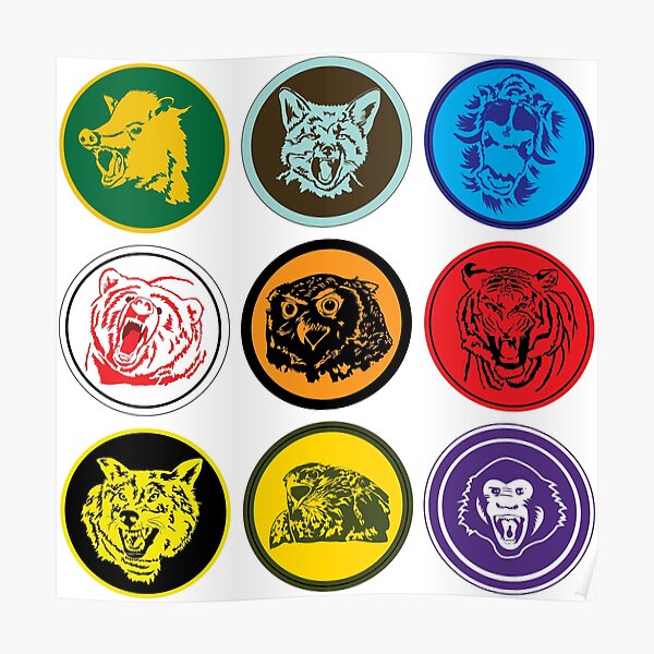 "Scythe - Board Game - Faction Character Symbols" Poster for Sale by ...