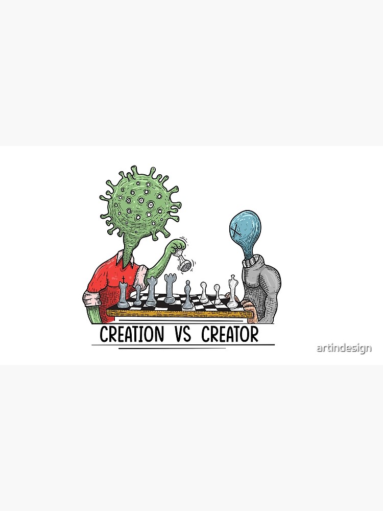 "creating vs creator" Poster by artindesign | Redbubble