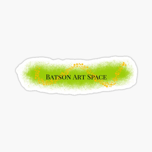 "The Batson Art Space logo" Sticker for Sale by BatsonsArtSpace | Redbubble