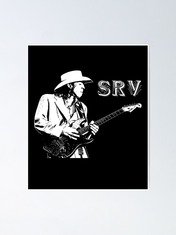 "SRV Vintage Stevie Ray Vaughan Gifts for Fans" Poster for Sale by ...