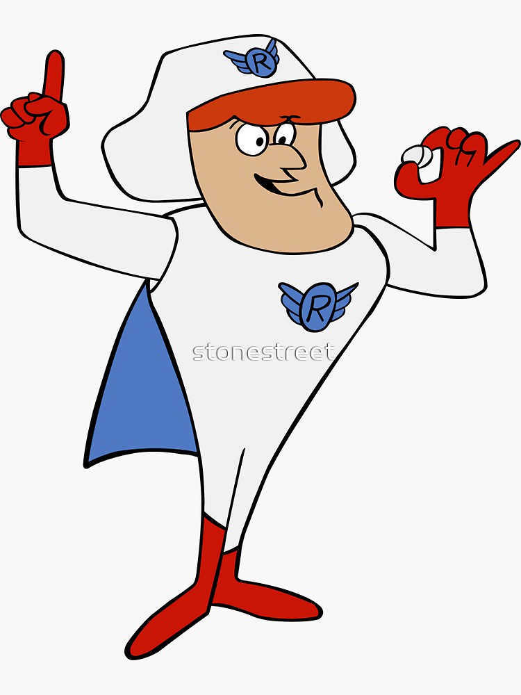 "Roger Ramjet" Sticker by stonestreet | Redbubble