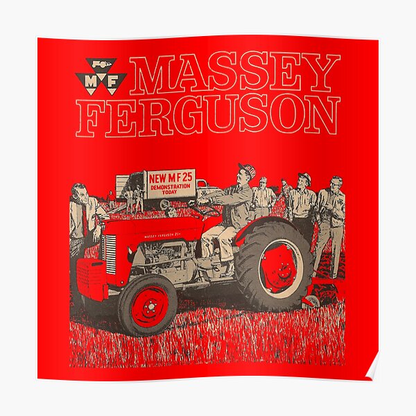Antique Tractor Posters | Redbubble