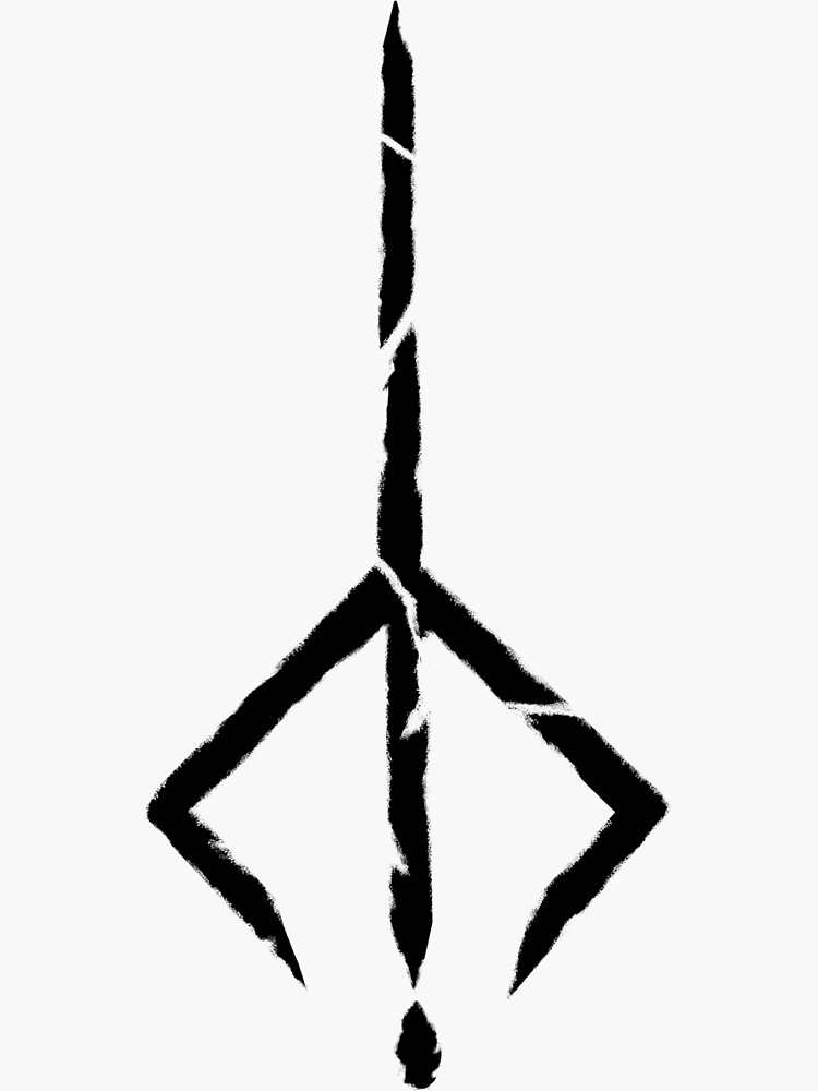 "hunter symbol" Sticker for Sale by agus1404 | Redbubble