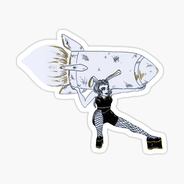 Rocket Bunny Stickers | Redbubble