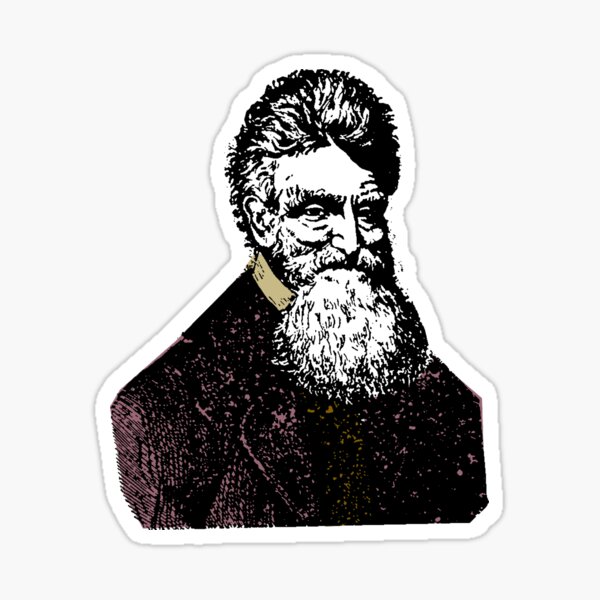 "JOHN BROWN-4" Sticker for Sale by truthtopower | Redbubble