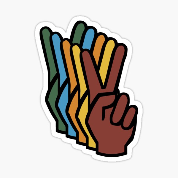 "VSCO Peace sign" Sticker for Sale by Visual-Asylum | Redbubble