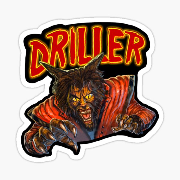 "Driller" Sticker for Sale by wildeyemovies | Redbubble