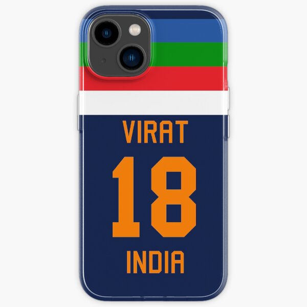 "Virat Kohli | 18 | New Indian Cricket Jersey" iPhone Case for Sale by ...