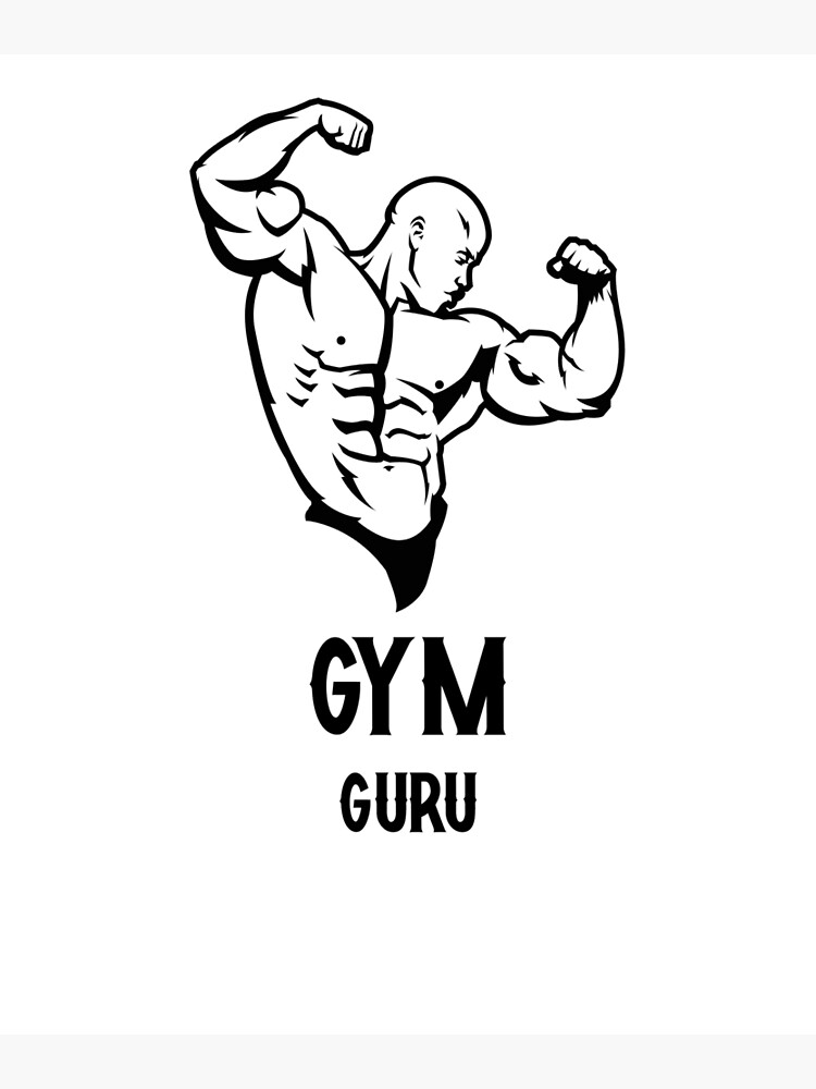 "Gym Guru" Poster for Sale by appezoid | Redbubble