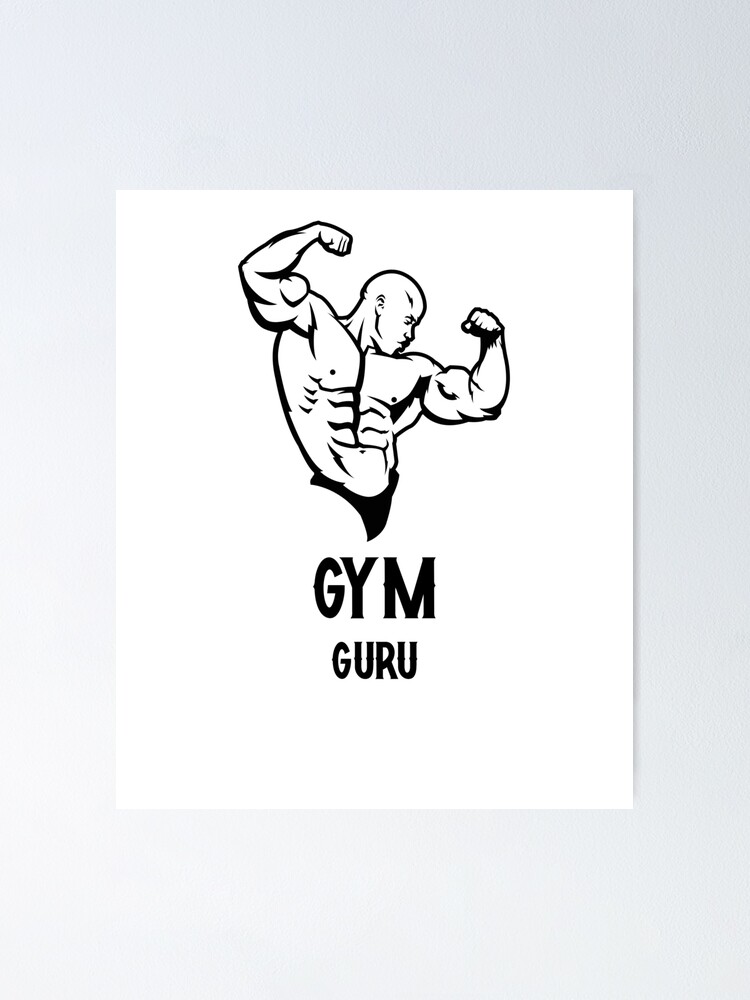 "Gym Guru" Poster for Sale by appezoid | Redbubble