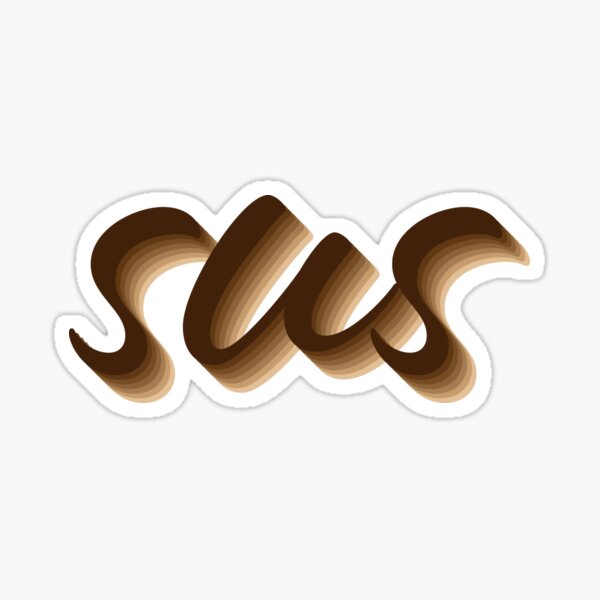 "aesthetic sus" Sticker by tabithanwilson | Redbubble