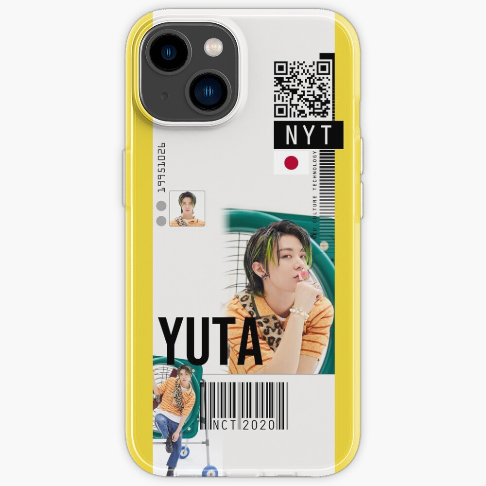 "nct resonance pt. 2 ticket phone case - yuta" iPhone Case for Sale by ...
