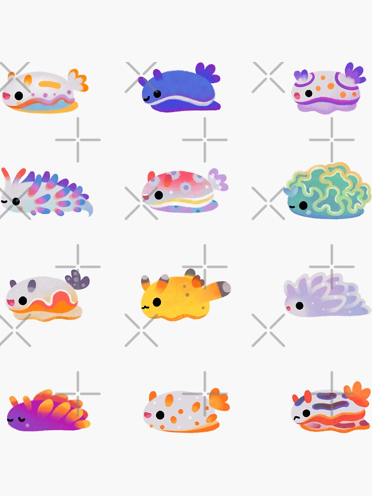 "Sea Slug Day" Sticker for Sale by pikaole | Redbubble