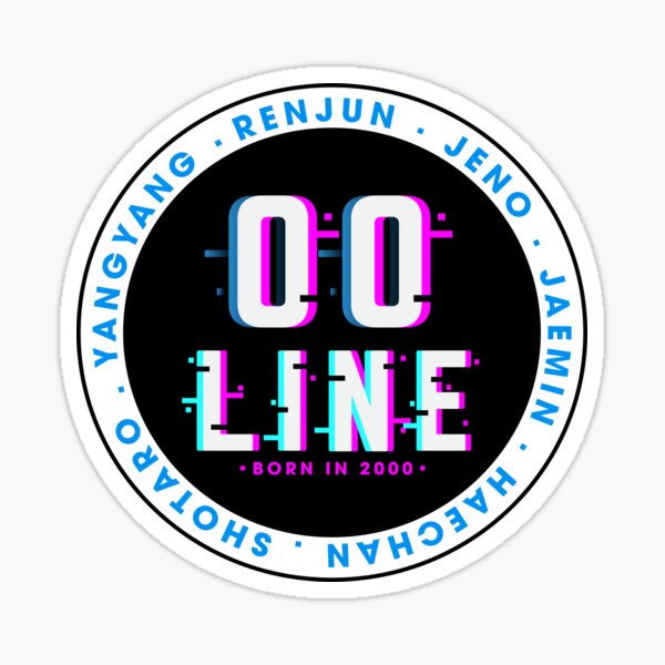 "NCT 00 Line" Sticker by nurfzr | Redbubble
