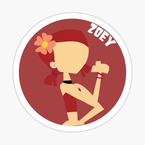 "zoey" Sticker for Sale by NerdChloe | Redbubble