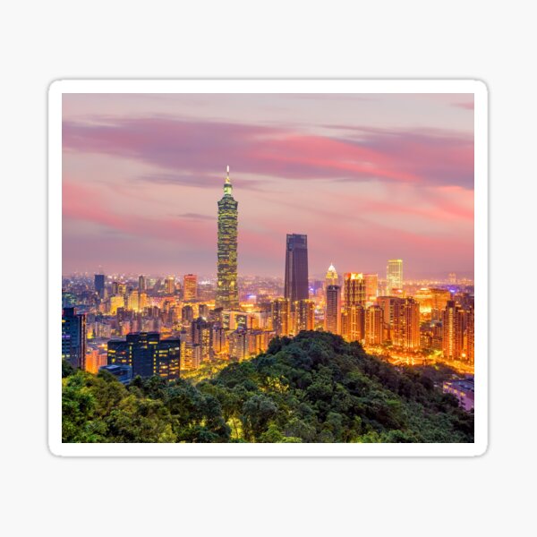 "Taipei" Sticker for Sale by MrPhteven | Redbubble