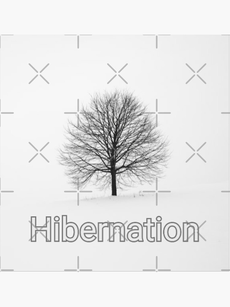"Winter tree - hibernation, rest period" Sticker for Sale by PatCy ...