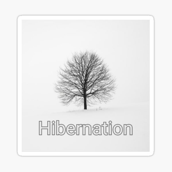 "Winter tree - hibernation, rest period" Sticker for Sale by PatCy ...