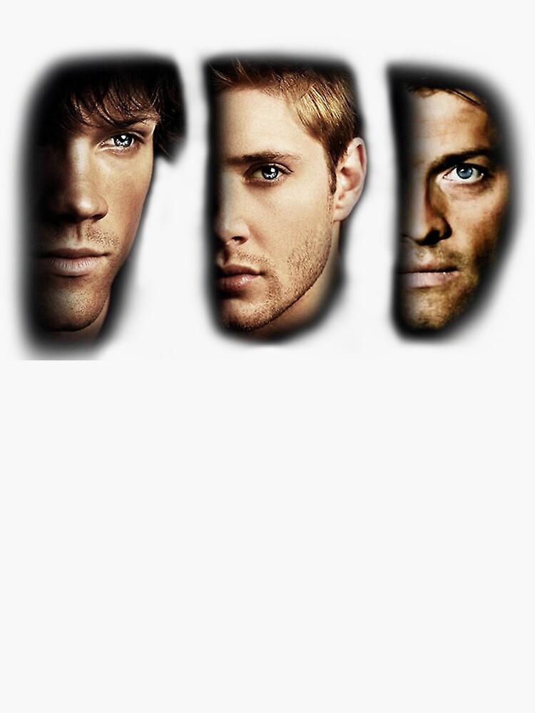 "SAM DEAN CASTIEL" Sticker for Sale by RoganDokomi | Redbubble