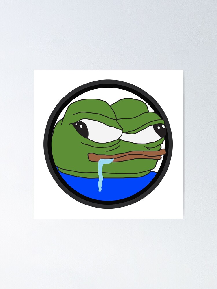 "PepeTheFrog Apu Apustaja drooling saliva from mouth crazy look ...