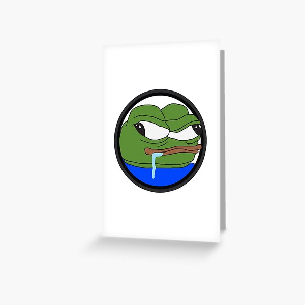 "PepeTheFrog Apu Apustaja drooling saliva from mouth crazy look ...