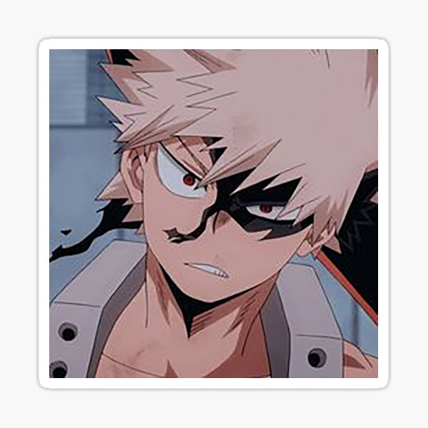 "Bakugo Katsuki MHA" Sticker for Sale by EloiseFario | Redbubble