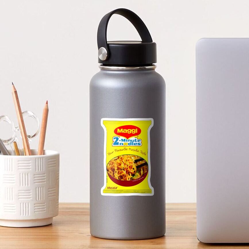 "Maggi Noodles" Sticker by hennahsheikh | Redbubble