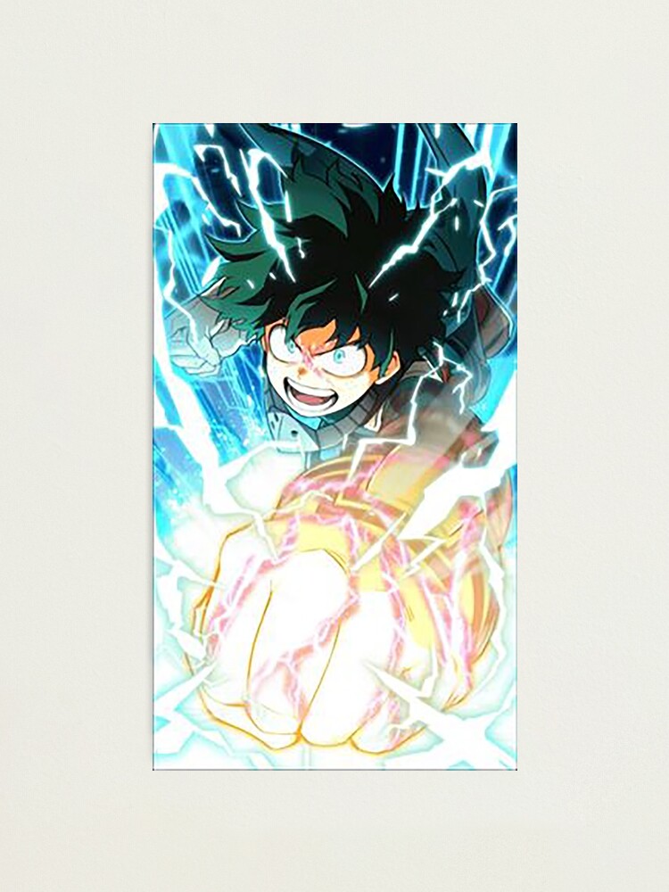 Lámina fotográfica «Izuku Midoriya MHA» de EloiseFario | Redbubble