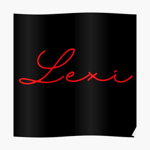 "Lexi stickers" Poster for Sale by Aki-Aks | Redbubble