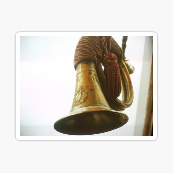 "blow your own horn" Sticker for Sale by sharon Wingard | Redbubble