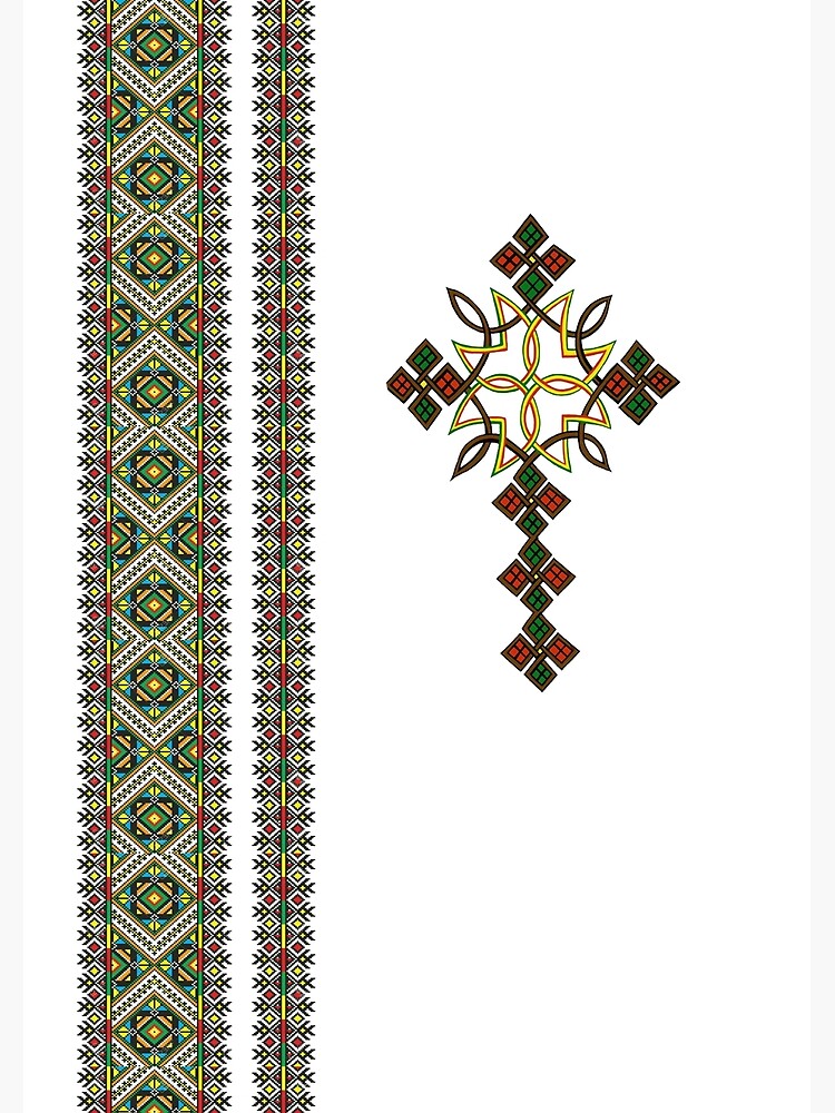 "Ethiopian cultural pattern " Poster for Sale by Tkgashaw | Redbubble