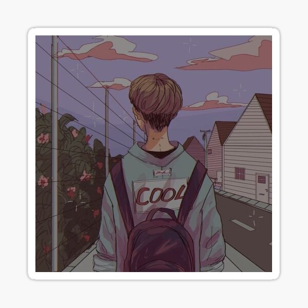 "Aesthetic Anime Sticker" Sticker by milliewallace05 | Redbubble