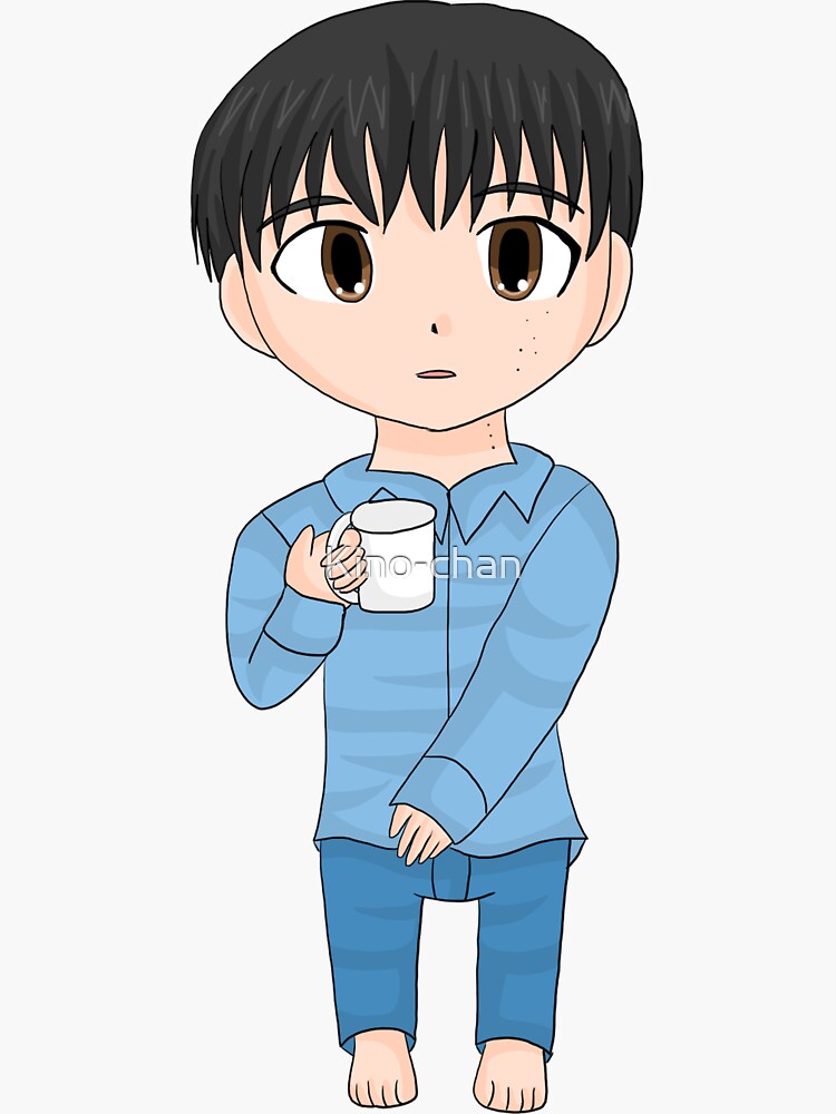 "Narita Ryo Chibi 1- Anan issue" Sticker for Sale by Kino-chan | Redbubble