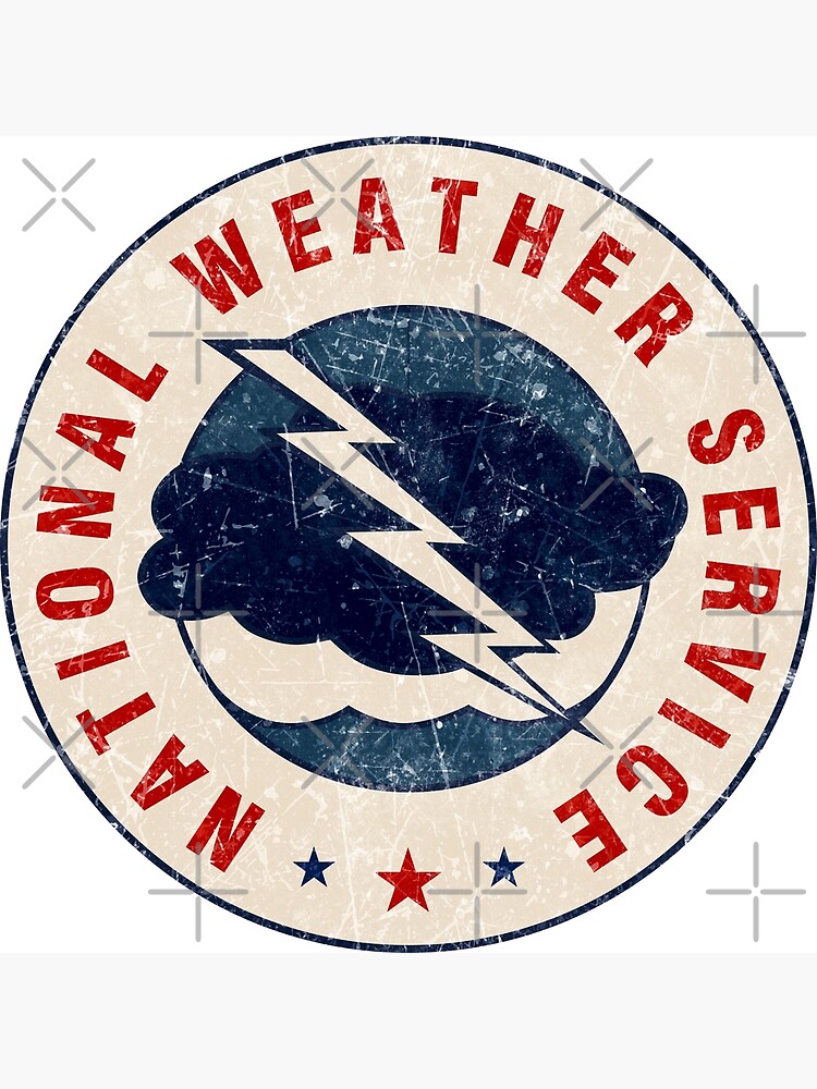 "National Weather Service NWS" Poster by quark | Redbubble