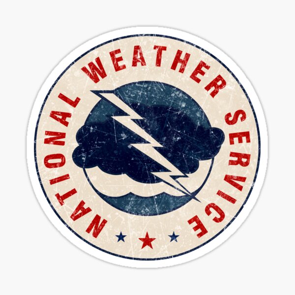 "National Weather Service NWS" Sticker for Sale by quark | Redbubble