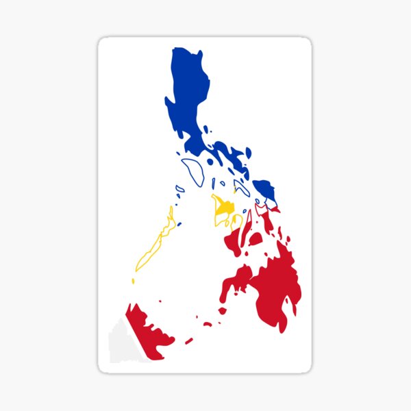 "The Map of the Philippines" Sticker for Sale by findsbyjune374 | Redbubble