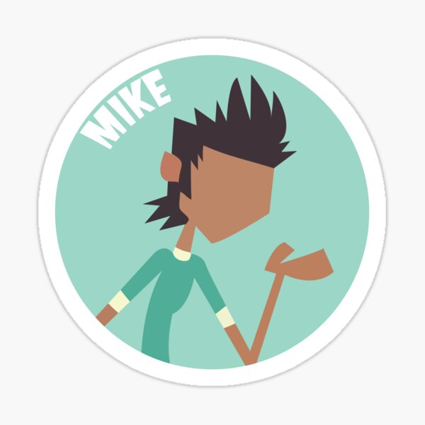 "mike" Sticker for Sale by NerdChloe | Redbubble