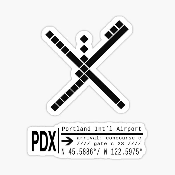 "PDX Portland International Airport Call Letters and Carpet Design ...