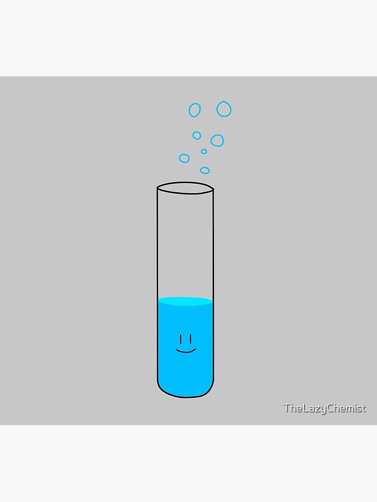 "Harry the Happy Test Tube" Poster by TheLazyChemist | Redbubble
