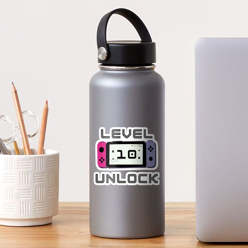 "Level 10 Unlock" Sticker for Sale by davidyang940 | Redbubble